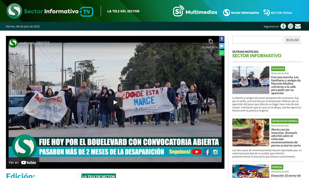 Noticias | ¡Llegó el noticiero de Sector Informativo! Esto pasó hoy ...