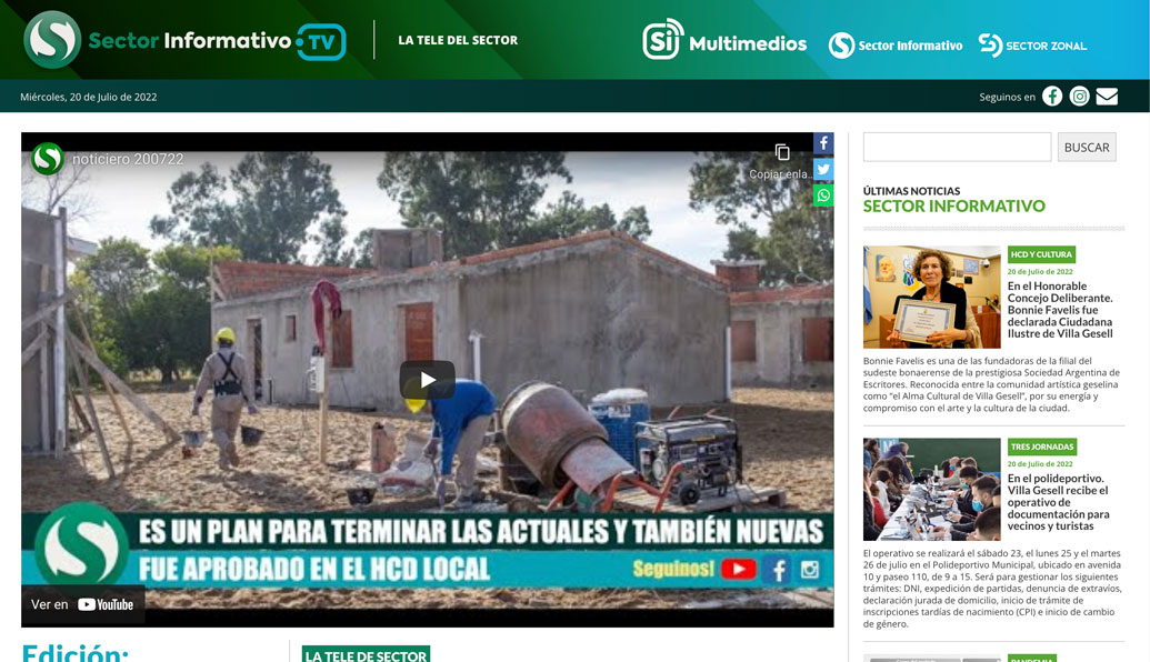 Noticias | ¡Llegó el noticiero de Sector Informativo! Esto pasó hoy ...