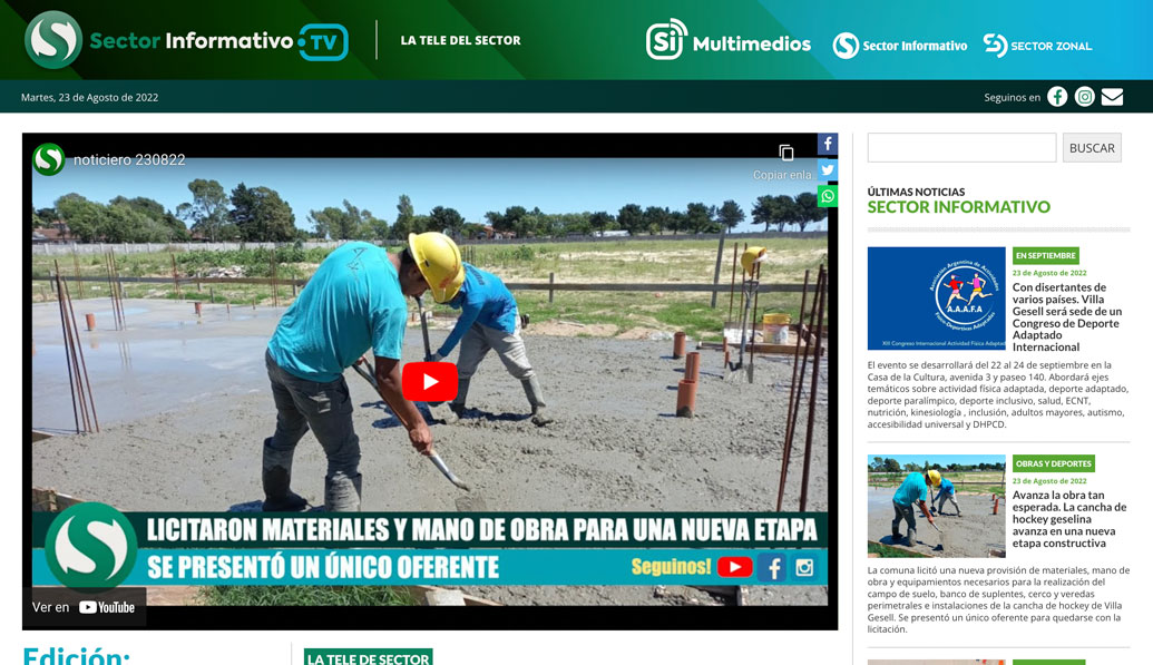 Noticias | ¡Llegó el noticiero de Sector Informativo! Esto pasó hoy ...