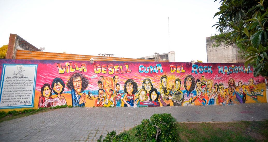 Noticias | Gesell, cuna del rock nacional. El mural geselino del rock ...