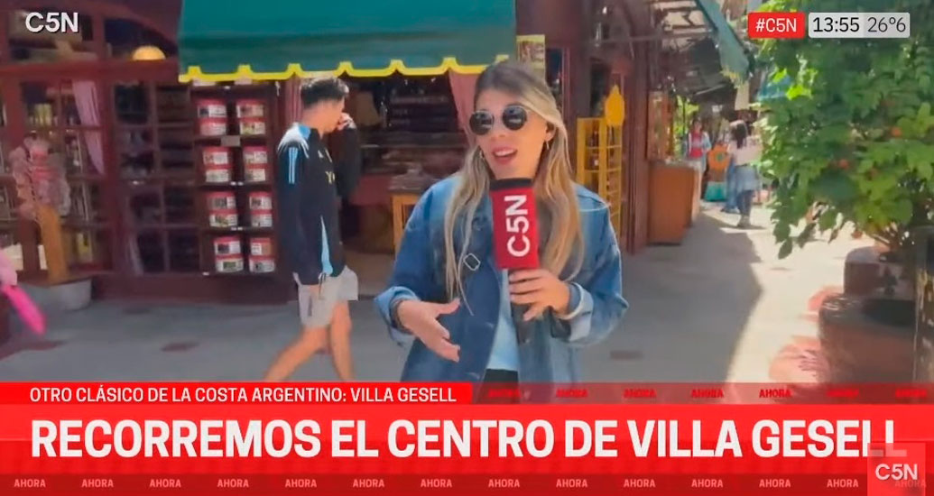 Noticias | Un móvil de C5N cubrió una jornada geselina y el Gobierno vuelve a apostar al canal K ...