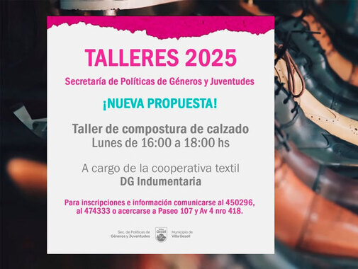 Noticias | Fuerte demanda laboral. Comienza un taller de compostura de ...